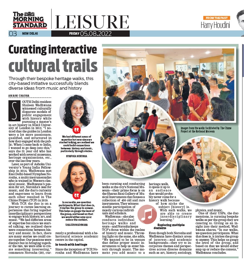 Our work – The Chime Project